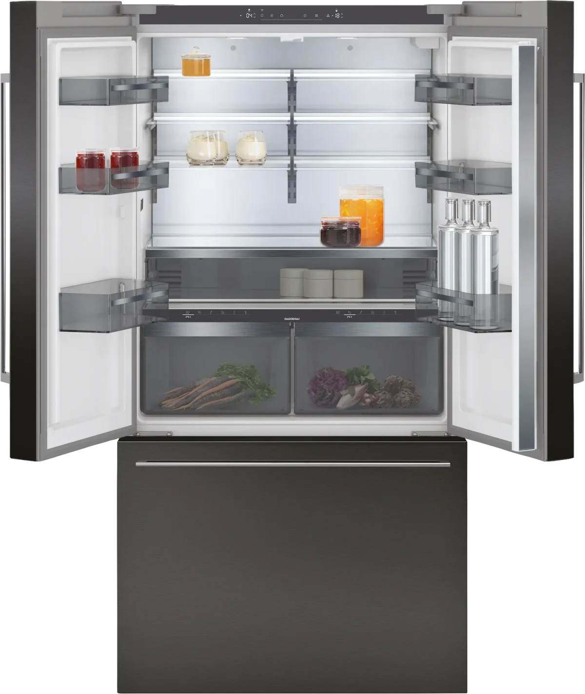 Gaggenau RY295350 Fritstående kombination af køle-fryseskab serie 200 ...